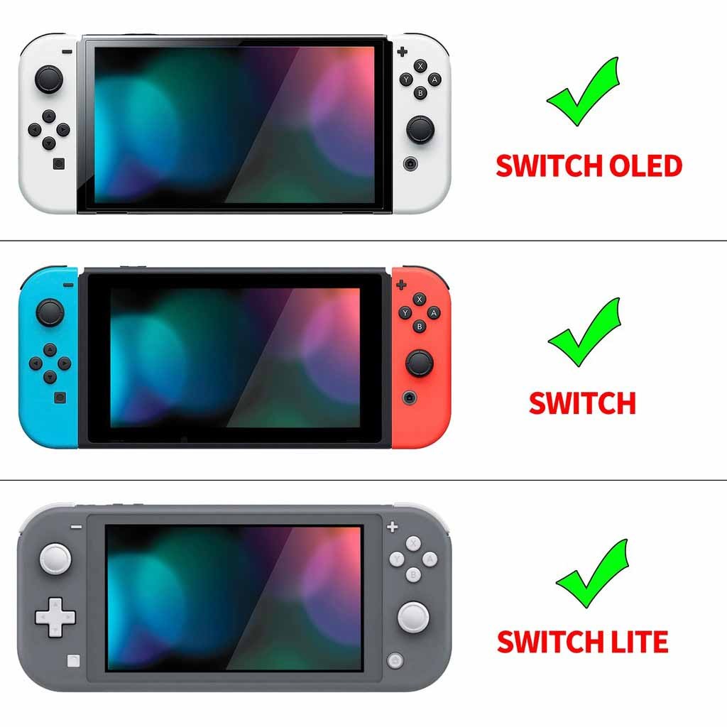 Dockable Soft Shell for Nintendo Switch /OLED/Lite, Soft Silicone Case ...