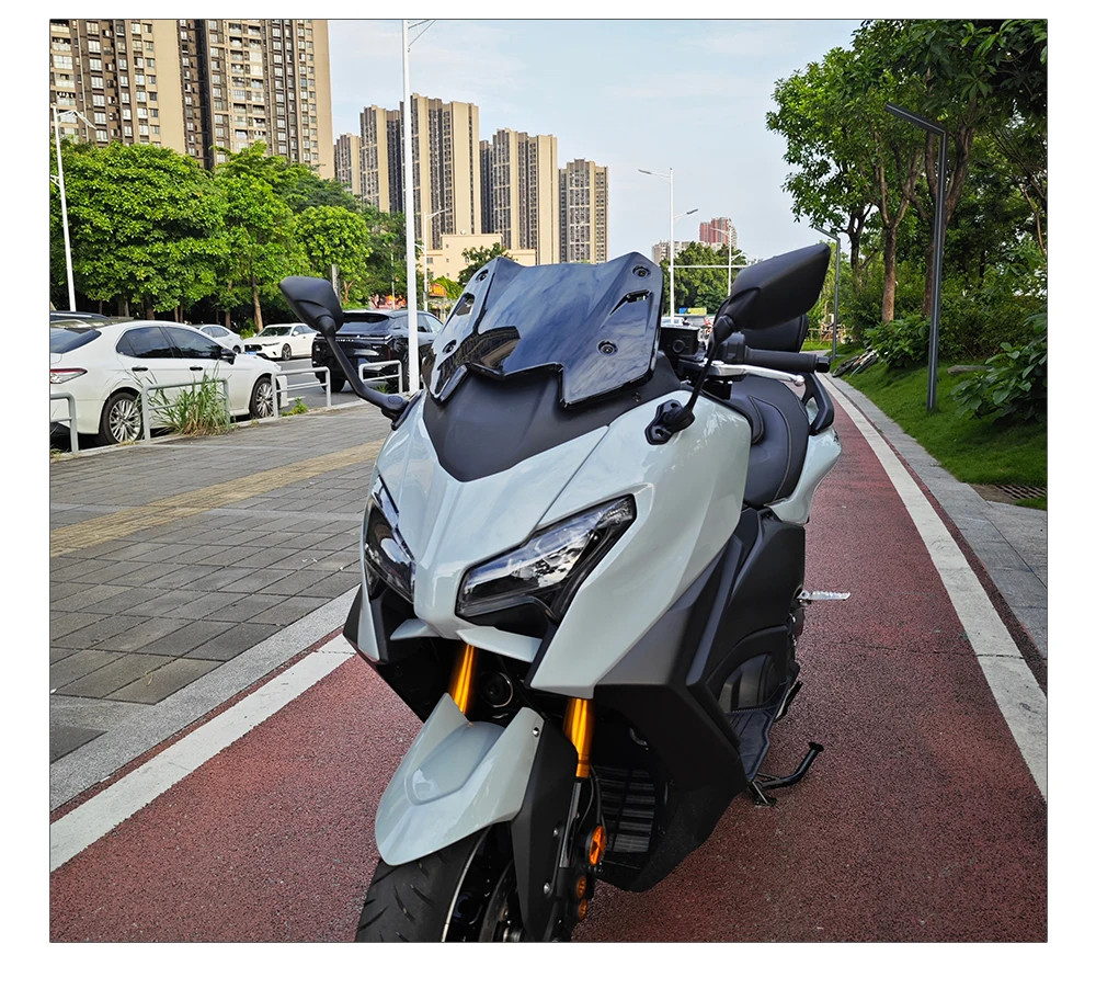 Motorcycle Front Windshield Fit For Yamaha TMAX560 TMAX 560 Tech MAX ...