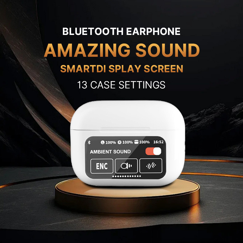 A9 Pro Wireless Bluetooth Headphones TWS in-Ear with Microphone Hifi ...