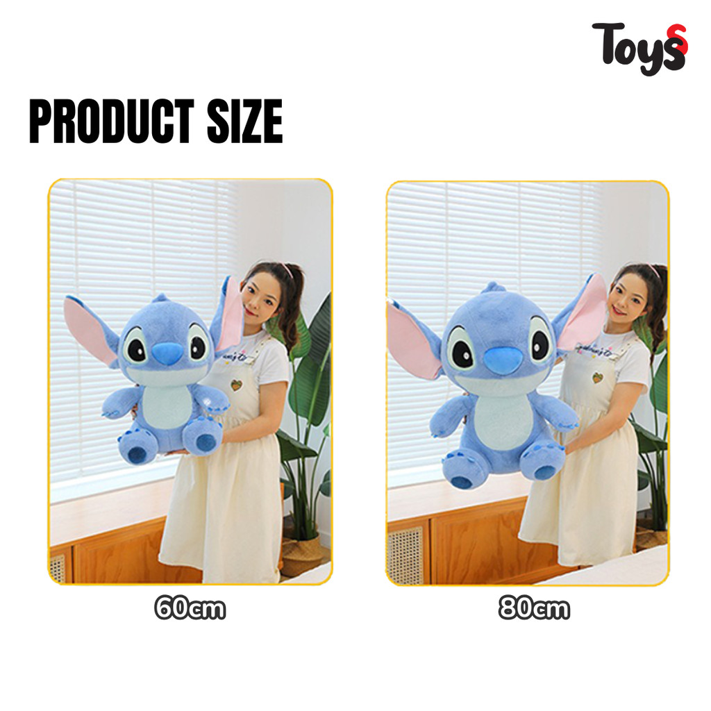 Toyss Stitch Plush Toy Stich Doll Patung Stich Plushie Stich Teddy Bear ...