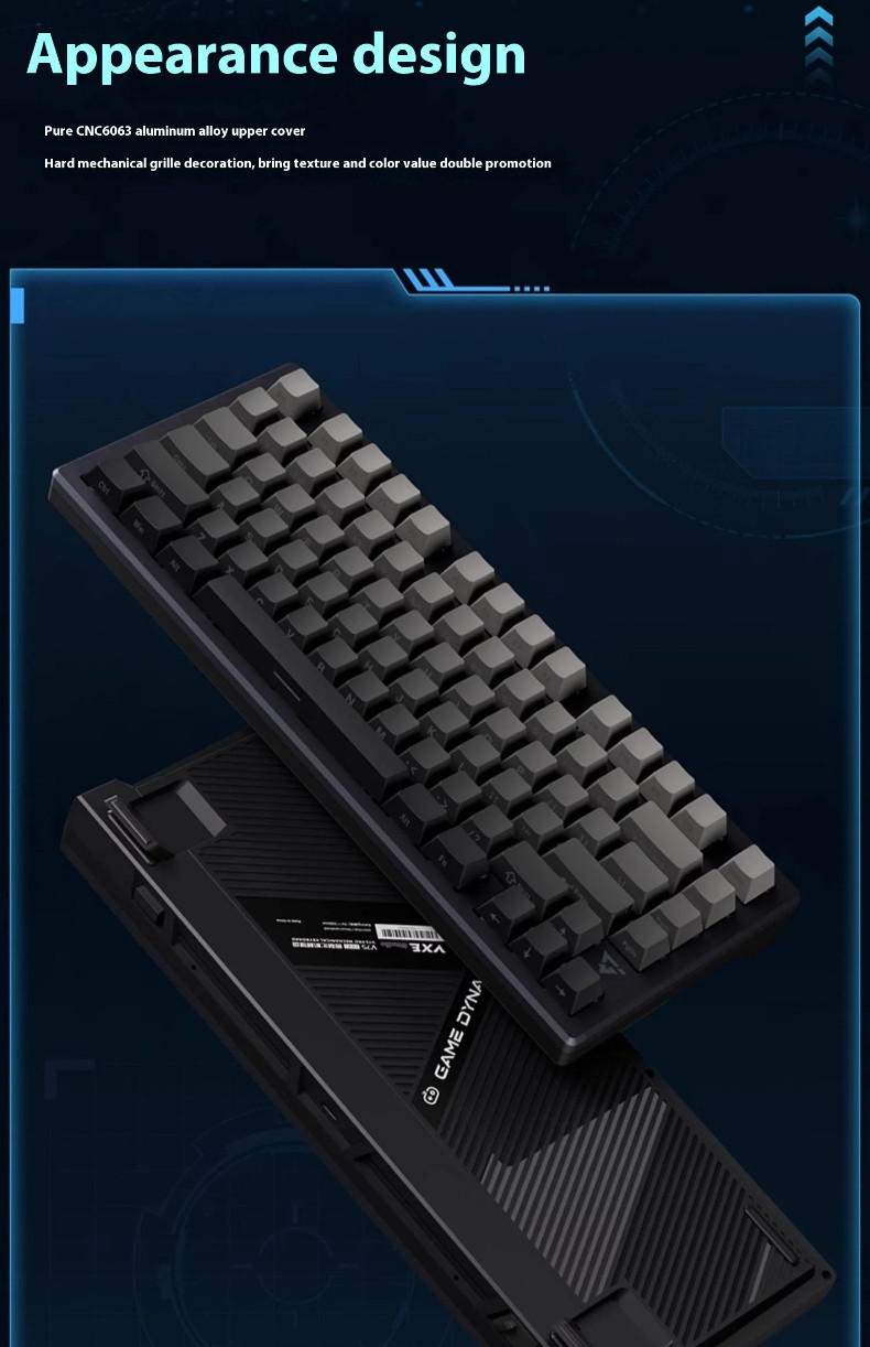 ATK VXE V75X High-end E-sports Mechanical Keyboard Wireless Tri-Mode ...