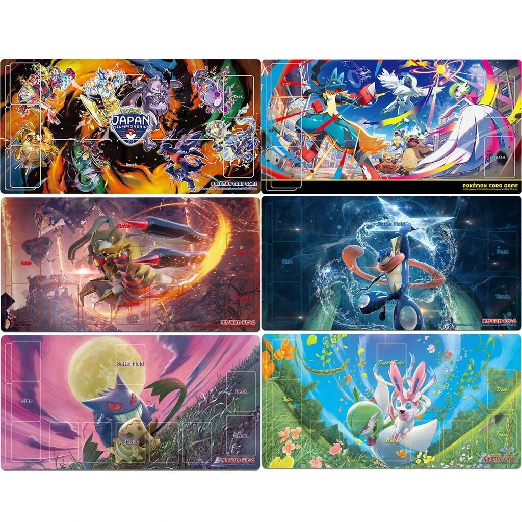 600X350Mm 6 Tonamel Championship Diy Pokemon Rubber Play Mat Self Made ...