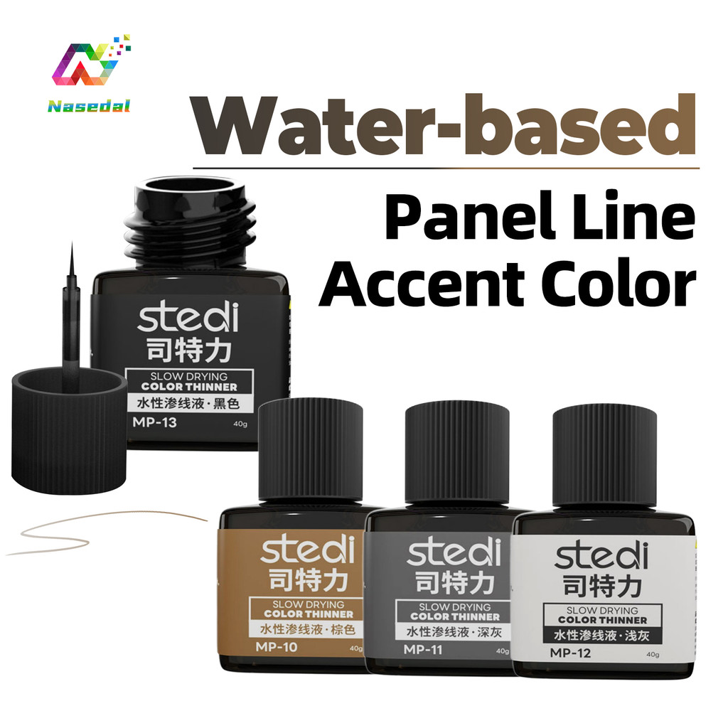 Stedi Basic Color Panel Line Accent Fluorescent Color 40ml Water Based ...