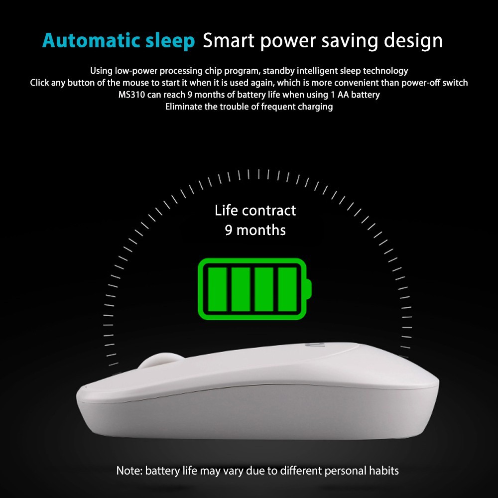 Tetikus Rechargeable Computer Tablet Laptop Mouse Dual Mode Bluetooth 2 ...