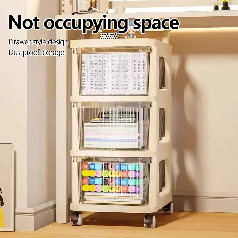 📦Local sellers📦Trolley Rack Drawer Cabinet Stroller Cream Style Toy ...