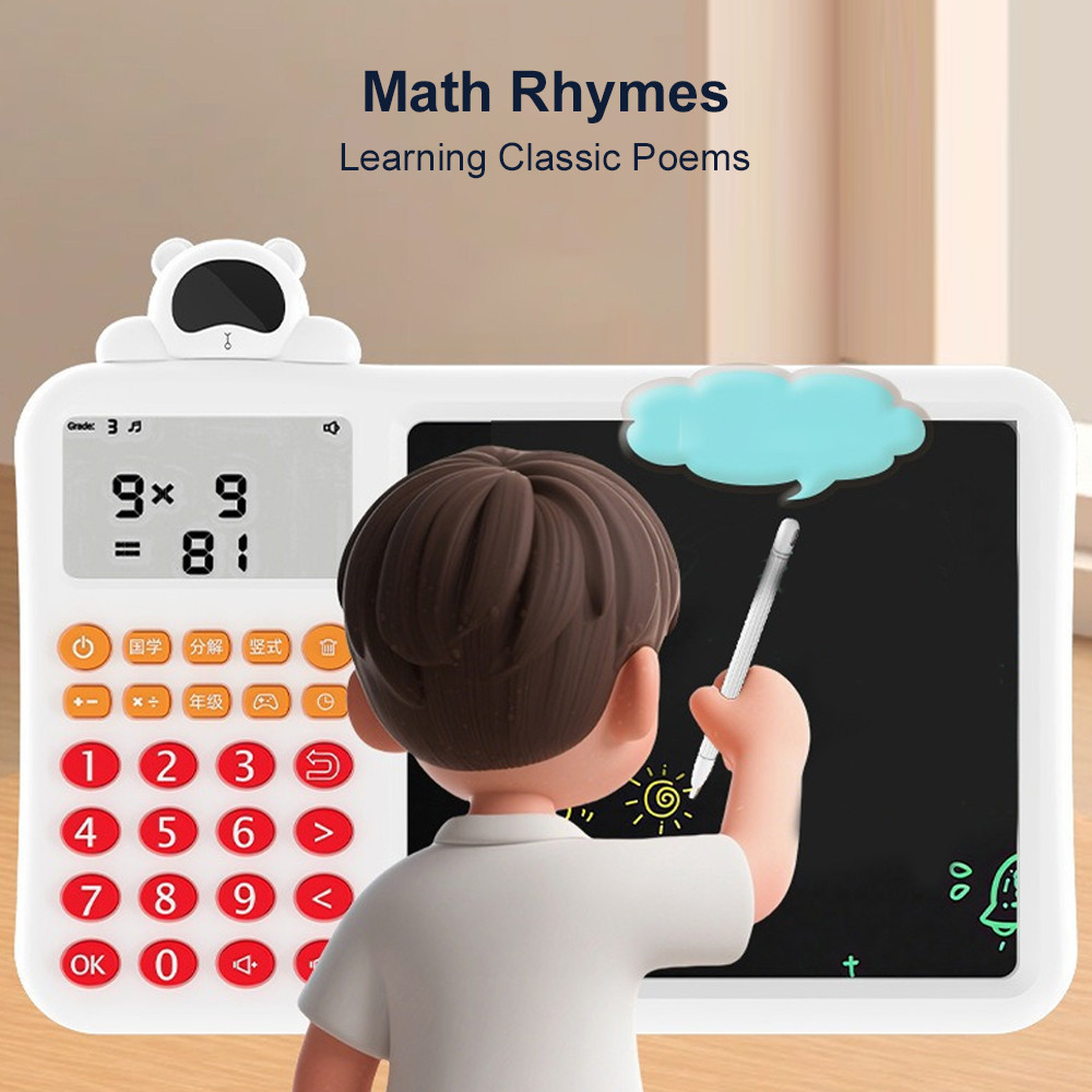 Kids math game LCD writing pad for kidseducation math learning game for ...