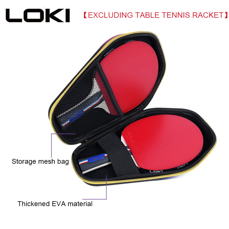 LOKI Liang Jingkun Table Tennis Racket Case LJK Ping Pong Bat Bag EVA ...
