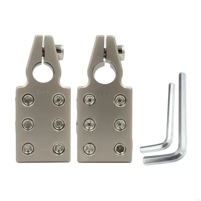 547C SAE 6 Spot Battery Terminal Car Lugs Top Post Heavy Duty 1/0 2 4 6 ...
