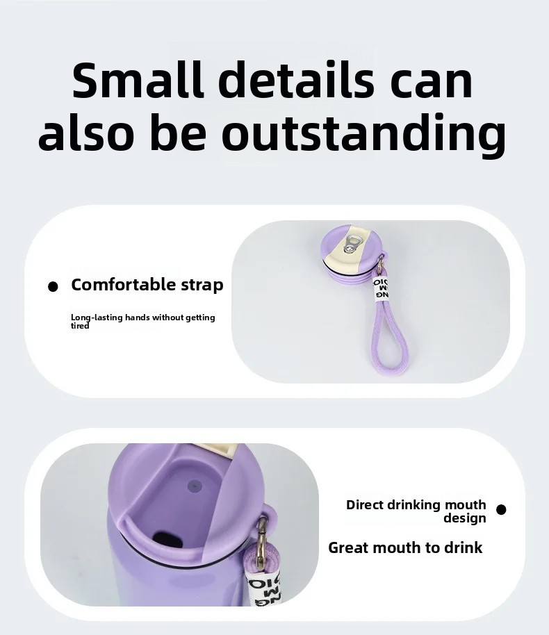 ThermoPop Bottle 500ML Tumbler Air Panas Sejuk Cute Aesthetic Design ...