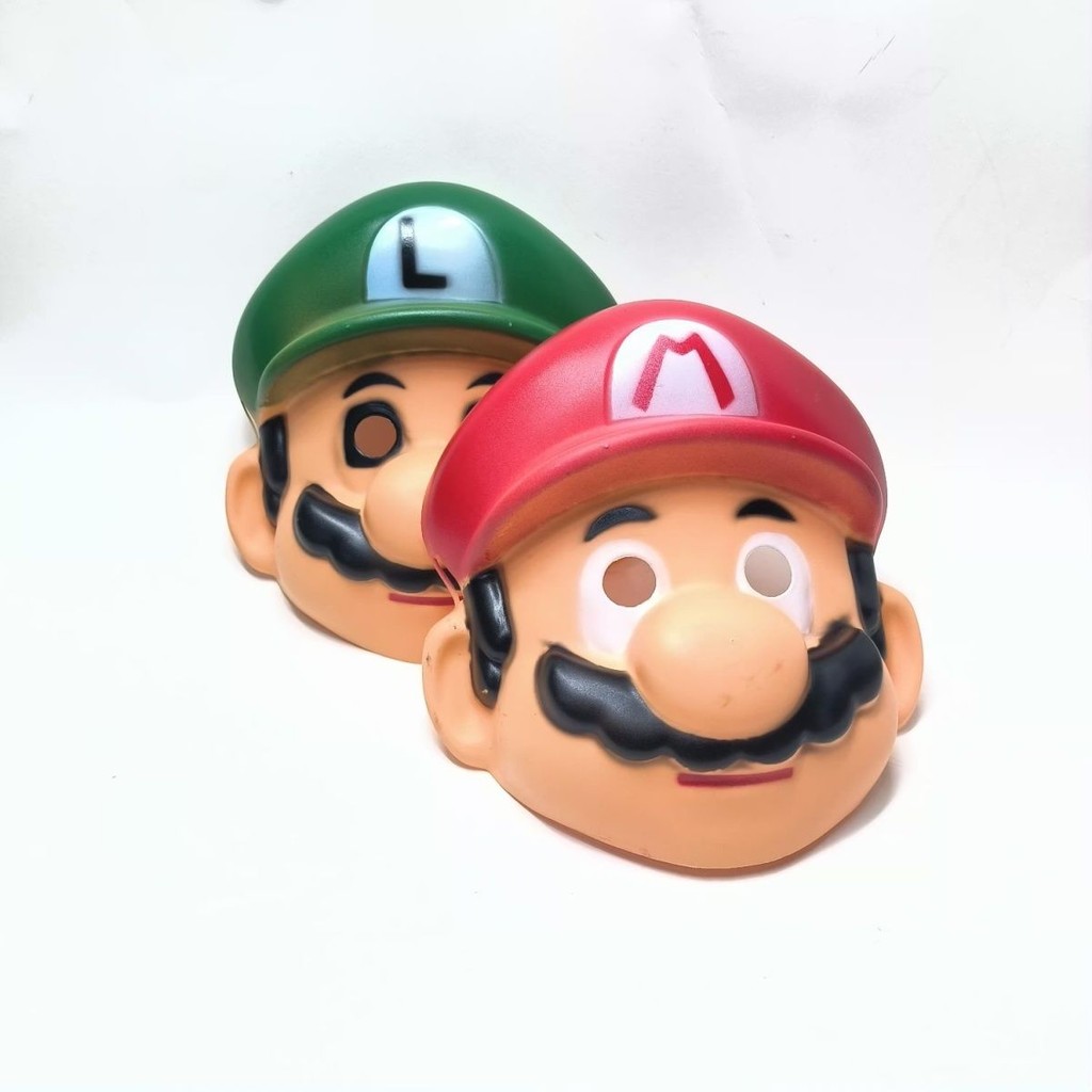 Mask Game Mario Theme Full Face Anime Cartoon Funny Funny Super Mario ...