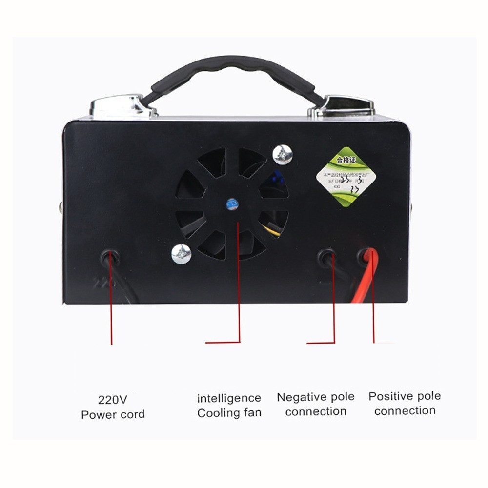 【Hot】800A Car Battery Charger 12V 24V Universal for Truck Motorcycle Electric Vehicle 3Pin Plug ...