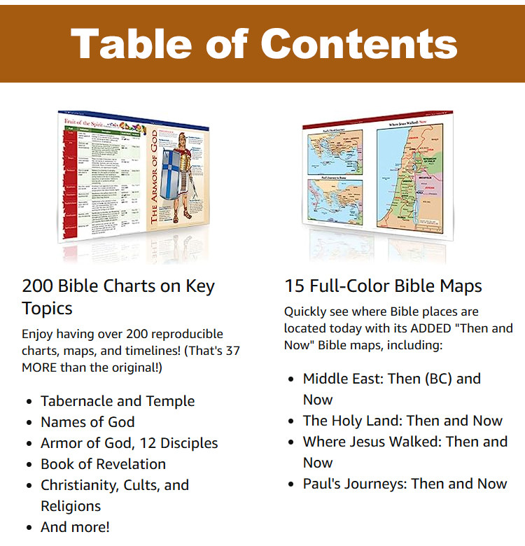 [Location Guide] Bible Charts Maps and Timeline Books | Easily find ...
