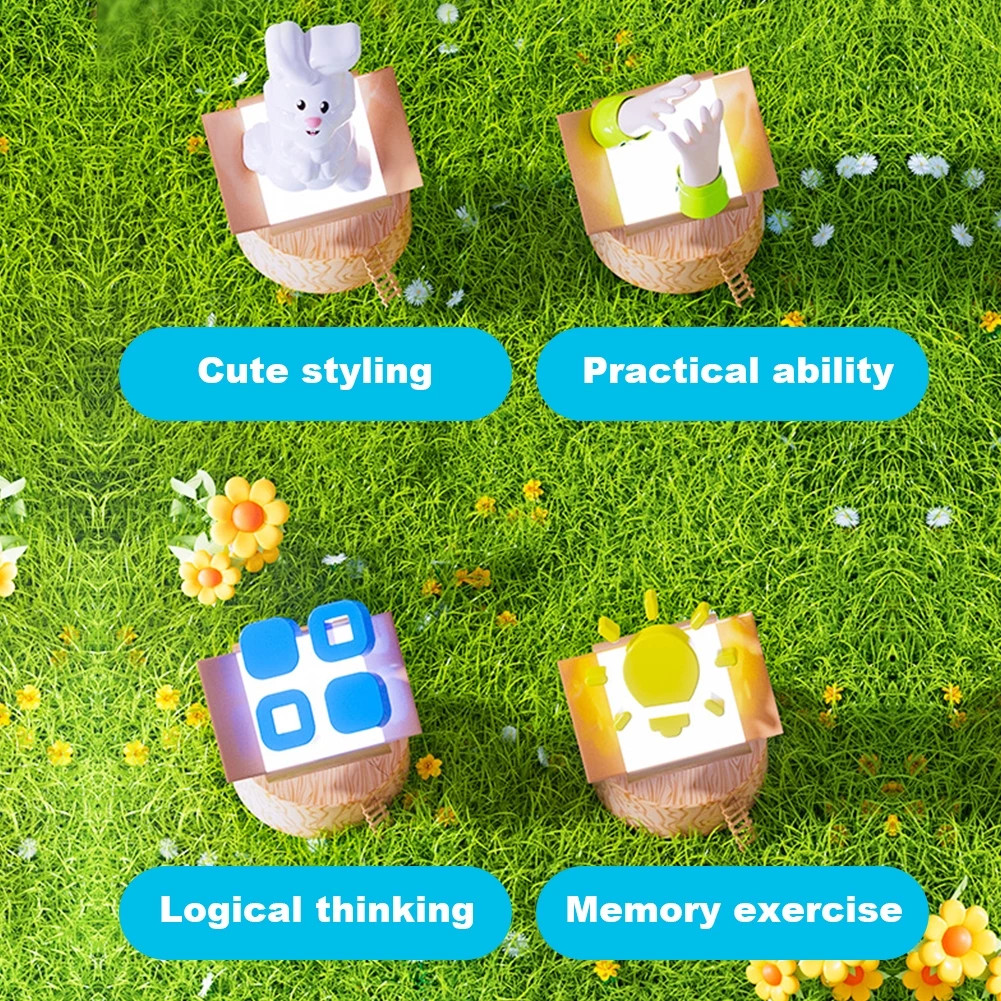 Baby Pop Up Toys Hide and Seek Animal Animal Pop up Switch Box Baby ...