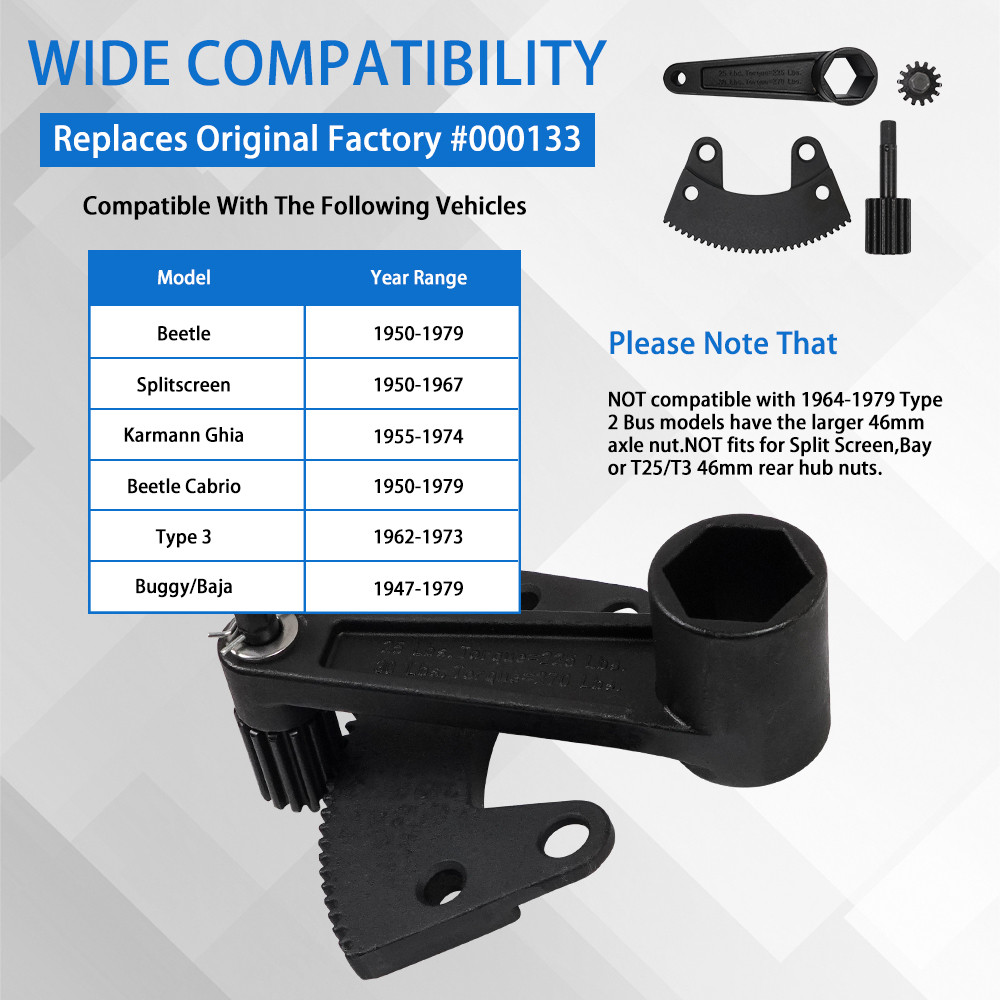 000133 Torque Multiplier Leverage Tool for Classic Vw Bug/Volkswagen ...