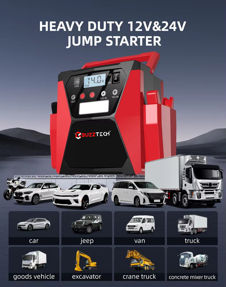 (BRAND NEW) DIYTECH Heavy Duty 24V Diesel Lorry Jump Starter Car Jumper ...