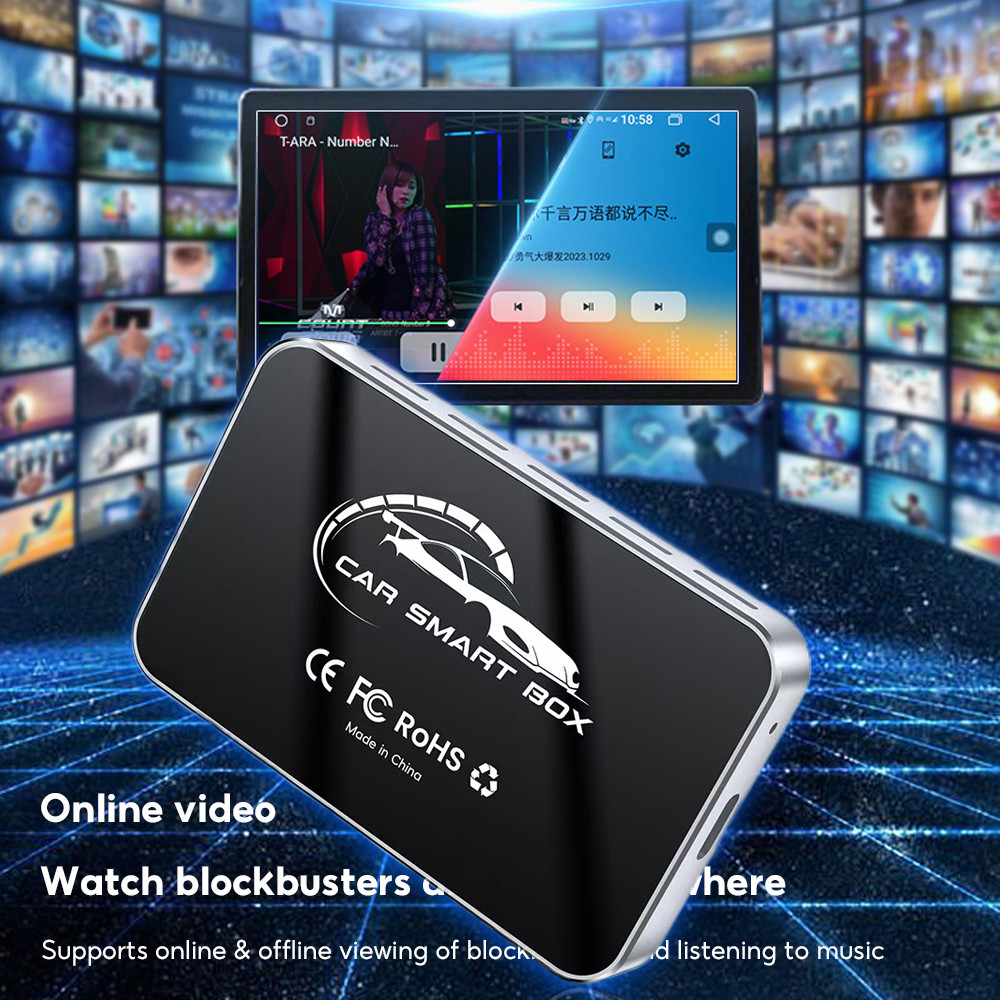 2+32G CarPlay AI Box Carplay Car android Video Wired to Wireless CarPlay Adapter Android Auto ...