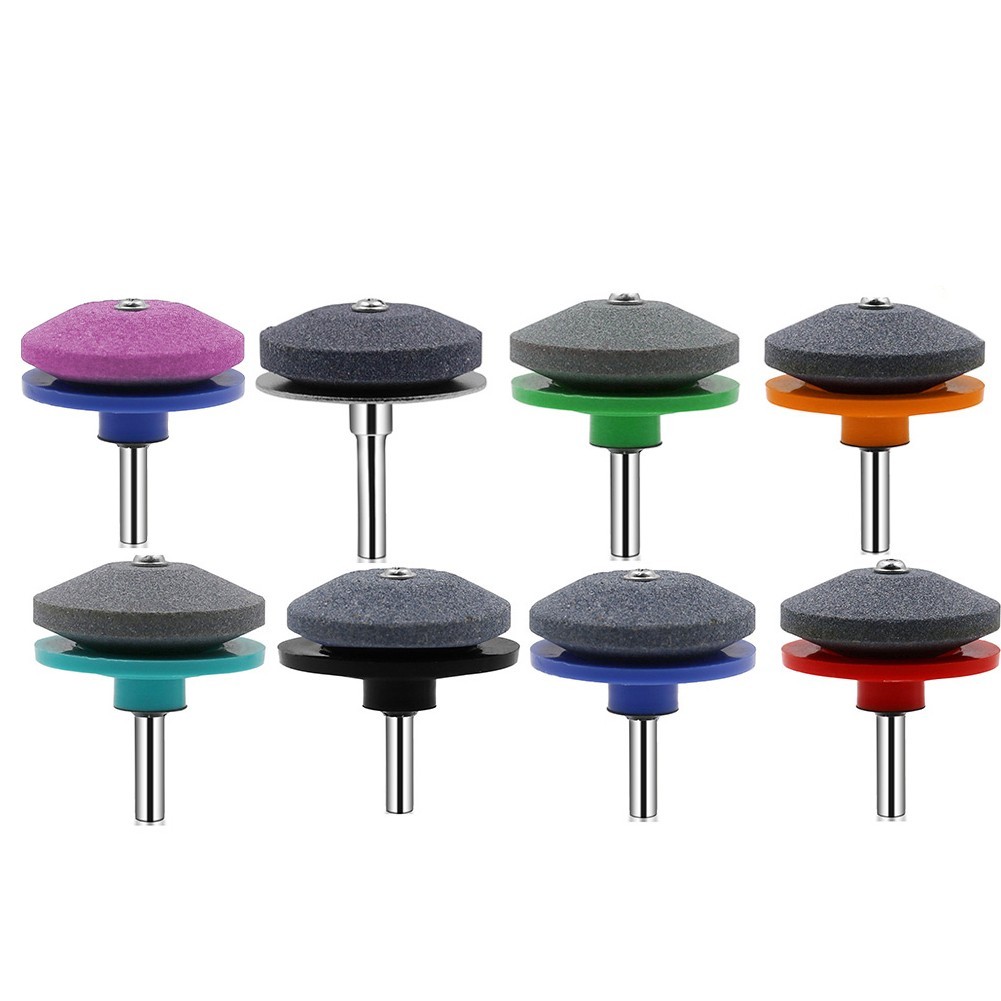 Lawnmower Sharpener Hand Electric Rotary Drill Grinding wheel whetstone ...