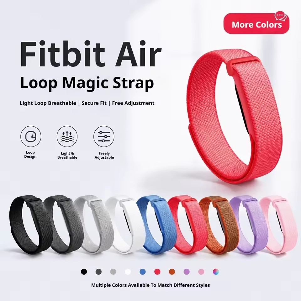 Woven Sport Nylon Braided Watch Strap for Google Fitbit Air Loop ...