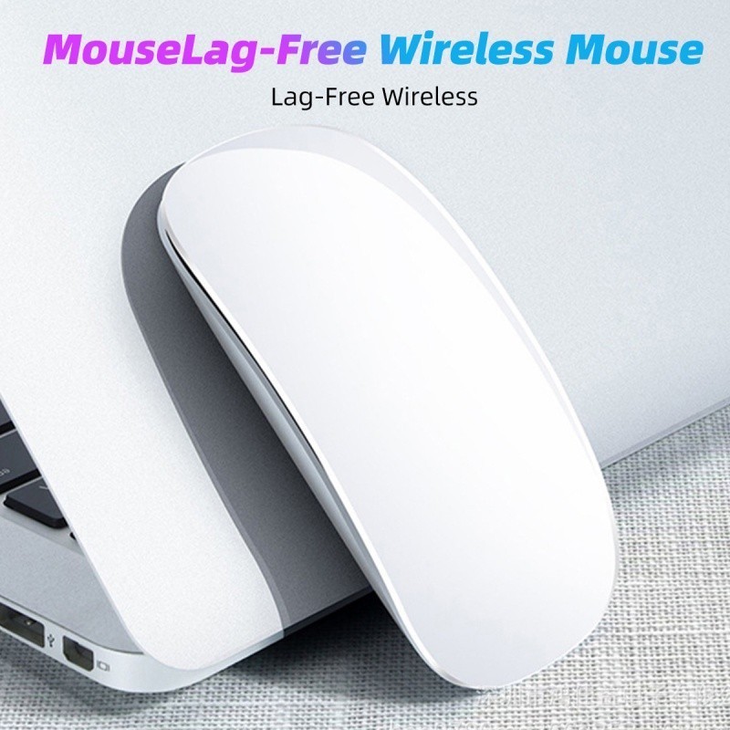Tetikus Ultra-nipis Wireless Bluetooth 5.0 Ultra-Thin Touch Mouse ...