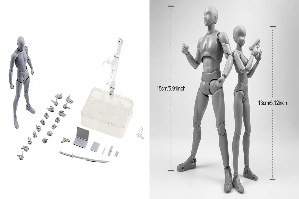 Drawing Manikin Model Artists Action Figure Poseable Articulated ...