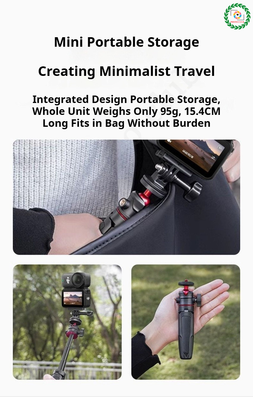 For DJI OSMO Nano Tripod Selfie Stick Handheld Tripod Magnetic Quick ...