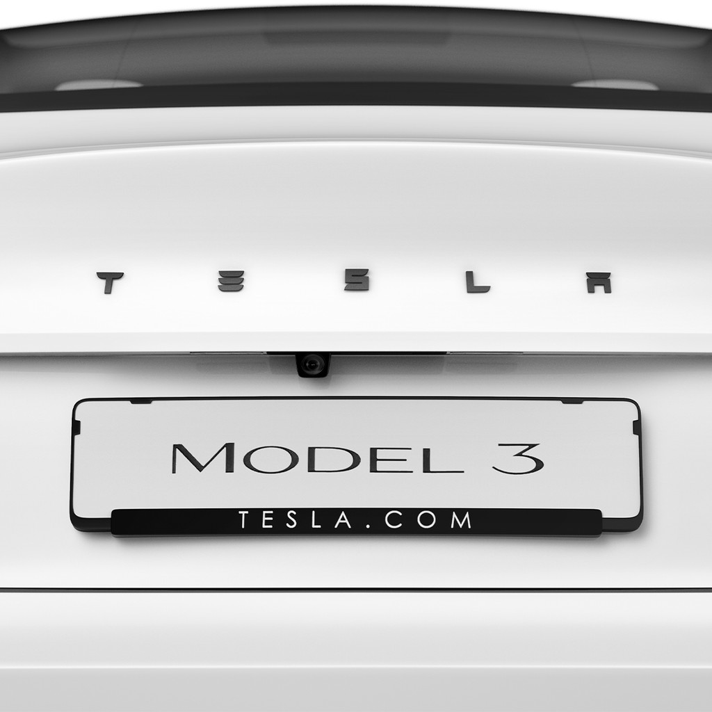 Spigen Tesla Model 3 (2026/2025/2024) Refresh (Highland) Rear Emblem ...