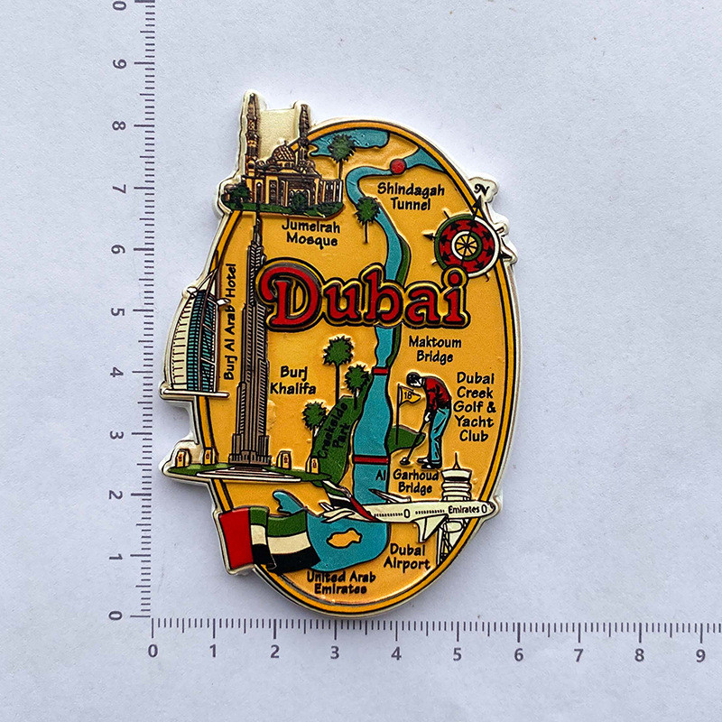[Magnet] Dubai City Building Resin Magnet Refrigerator Magnet | Shopee ...