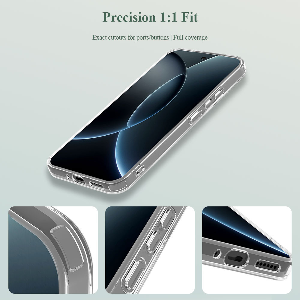For Xiaomi 15T Pro, 15T Casing ELVEV Rigid PC TPU Bumper Anti-yellow ...