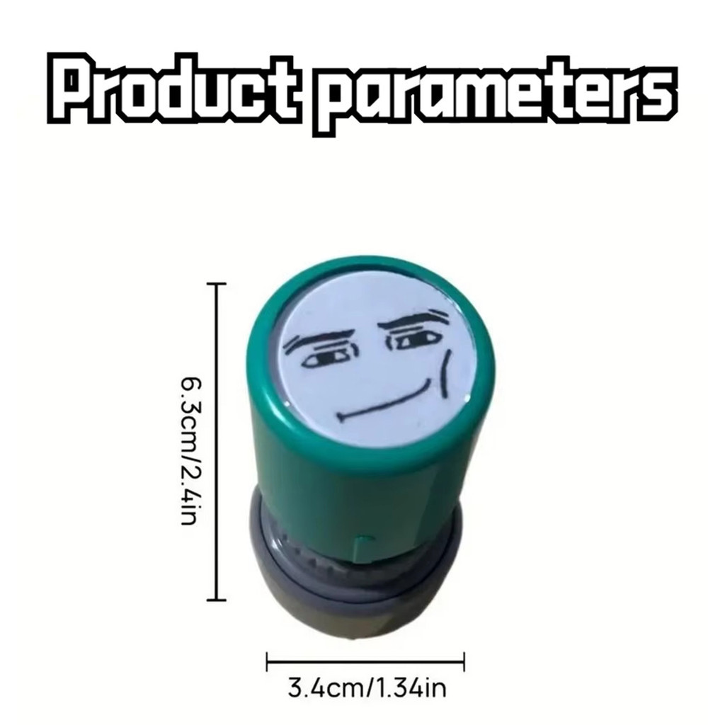 Roblox Expression Stamp Funny Self-Inking Stamp Practical Mark Seal Diy ...
