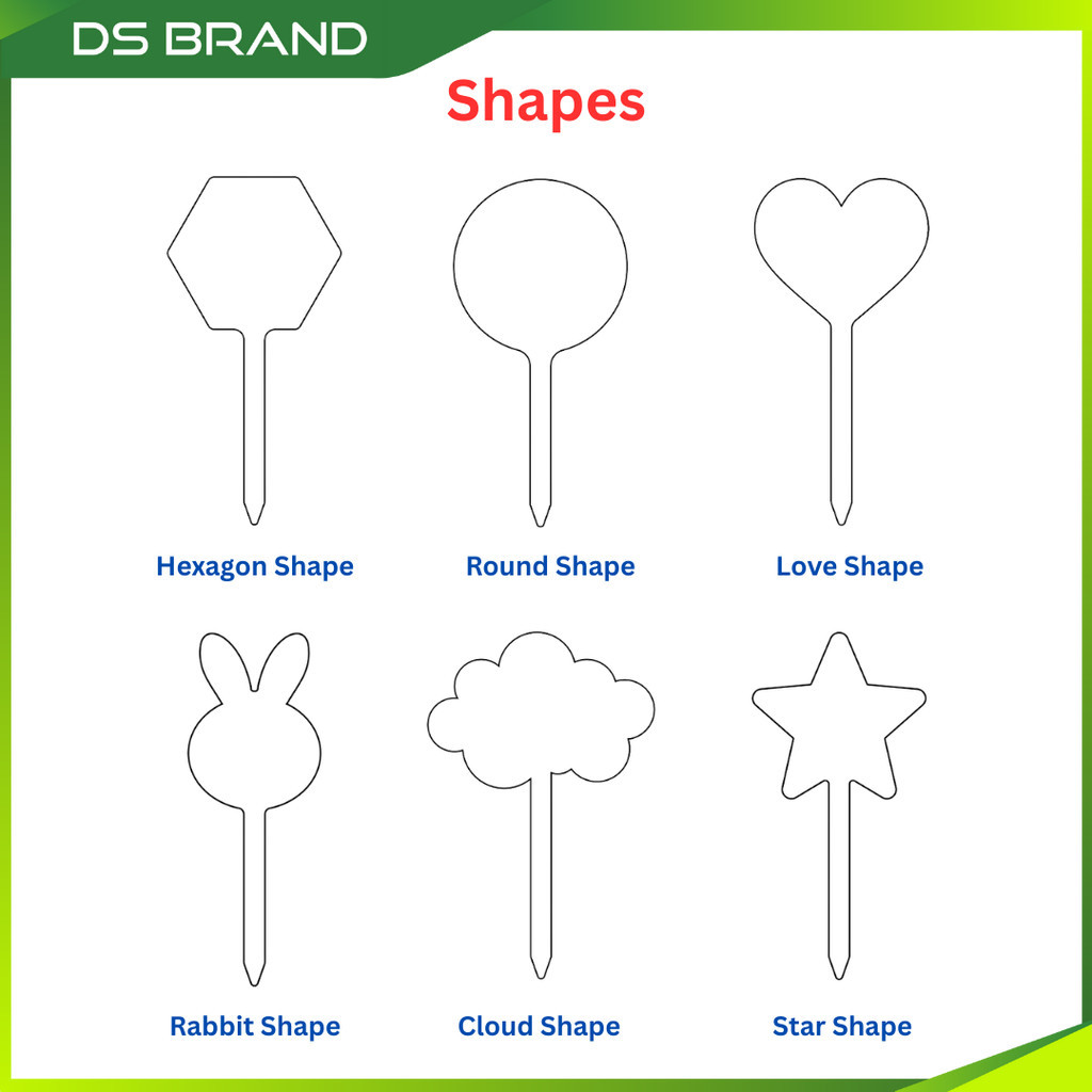 STICK TOPPER KEK KOSONG DIY / DIY BLANK CAKE TOPPER STICK / Custom UV ...