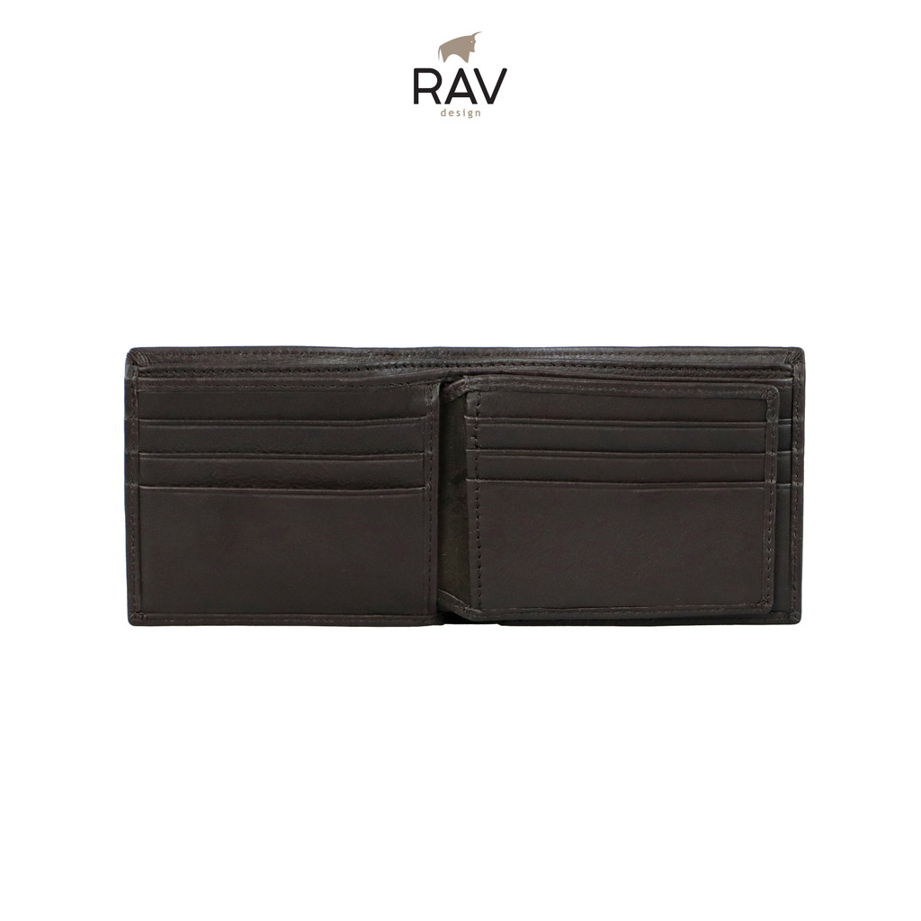 RAV DESIGN Men's RFID Short Wallet / Genuine Leather / Brown / RVW786G2 ...