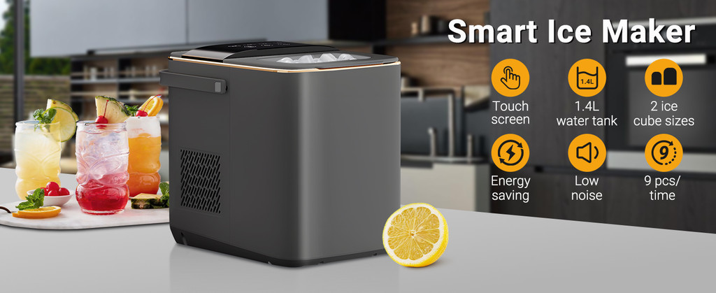 INKBIRD ZM-i01 Fast Automatic Ice Maker Portable Heavy Duty High Speed ...