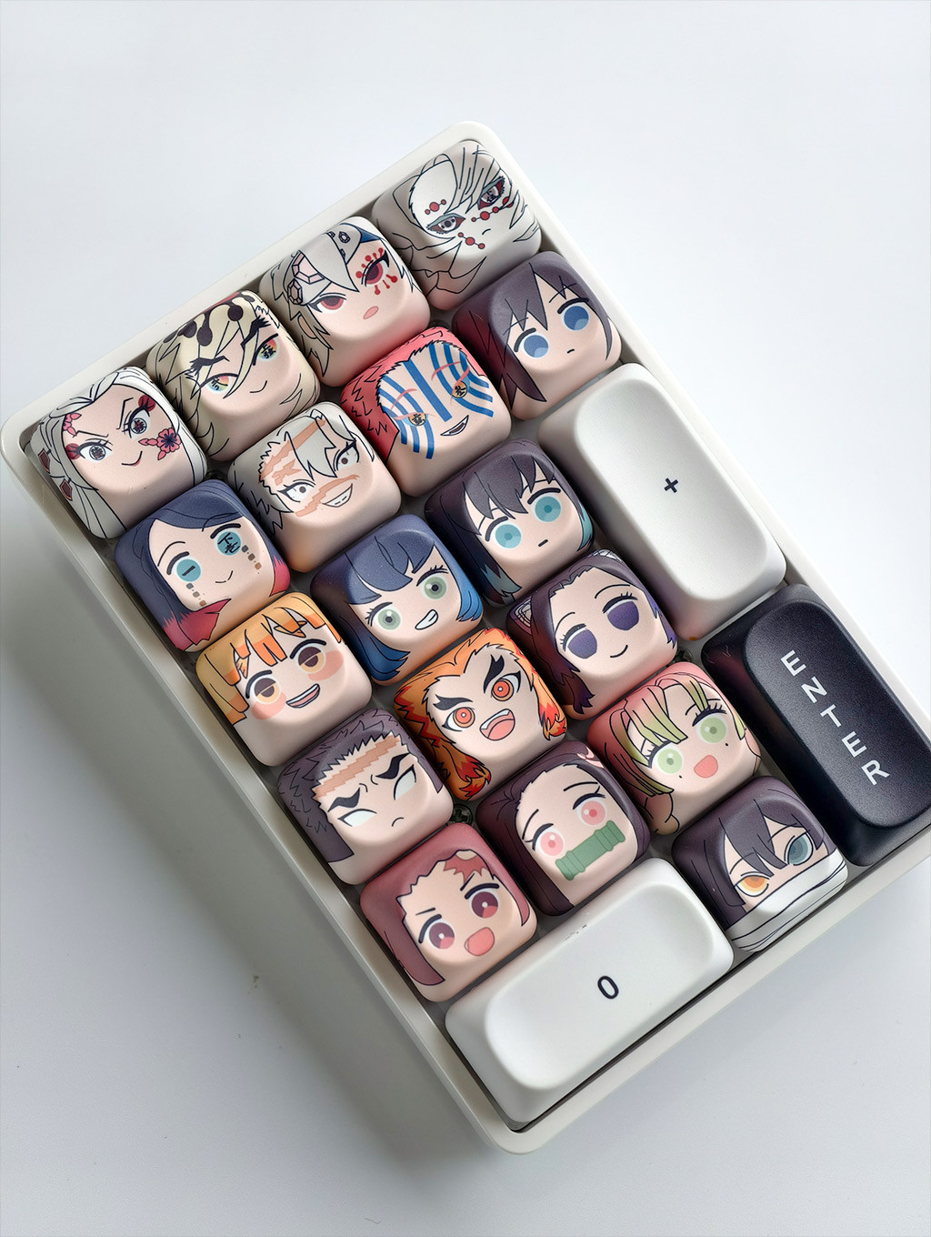 Demon Slayer Keycaps MOA Profile PBT Five-sided Dye Sublimation 19pcs ...