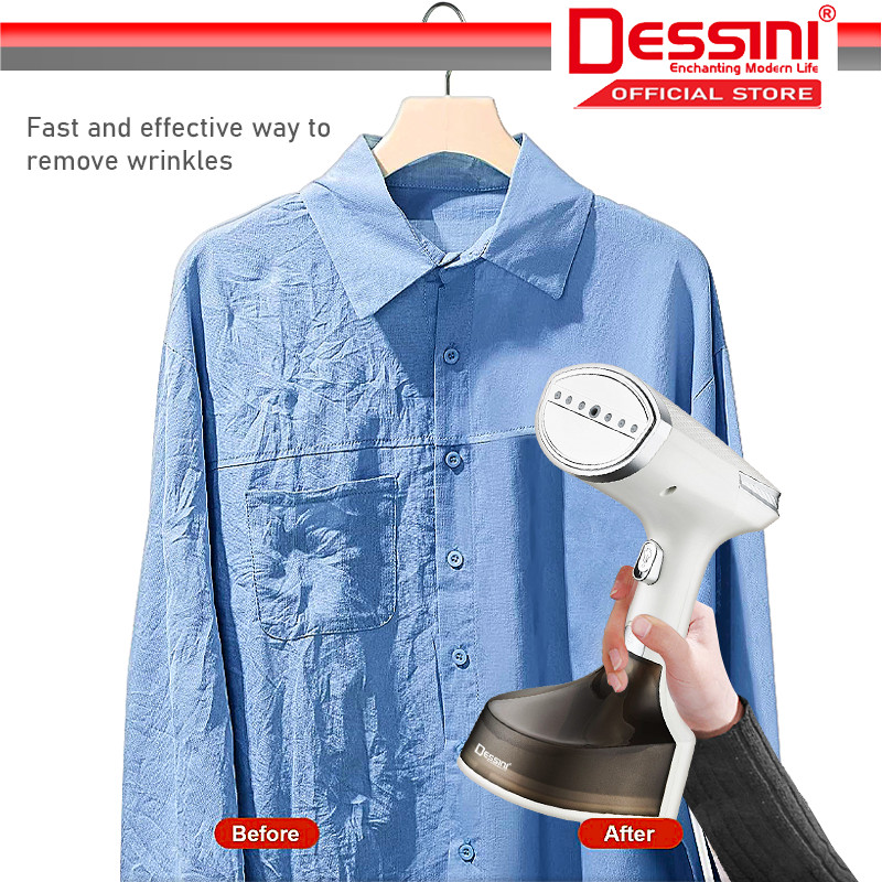 DESSINI ITALY 1700W Electric Ceramic Soleplate Garment Steam Iron ...