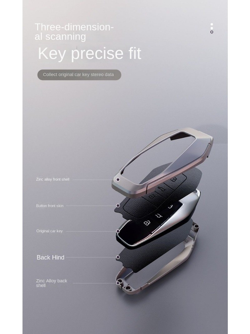 Alloy Remote Key Cover Case For Chery Jaecoo 6 Ev Chery Icar 3 Icar 03 ...