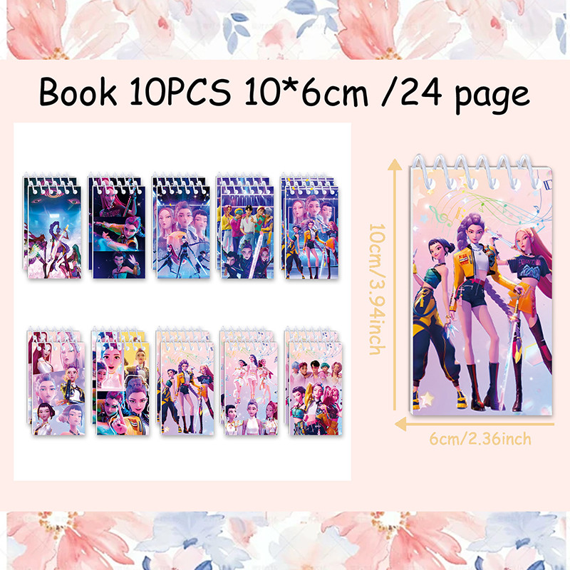 Kpop Demon Hunters Spiral Notebook Creative Diy Student Hand Account ...