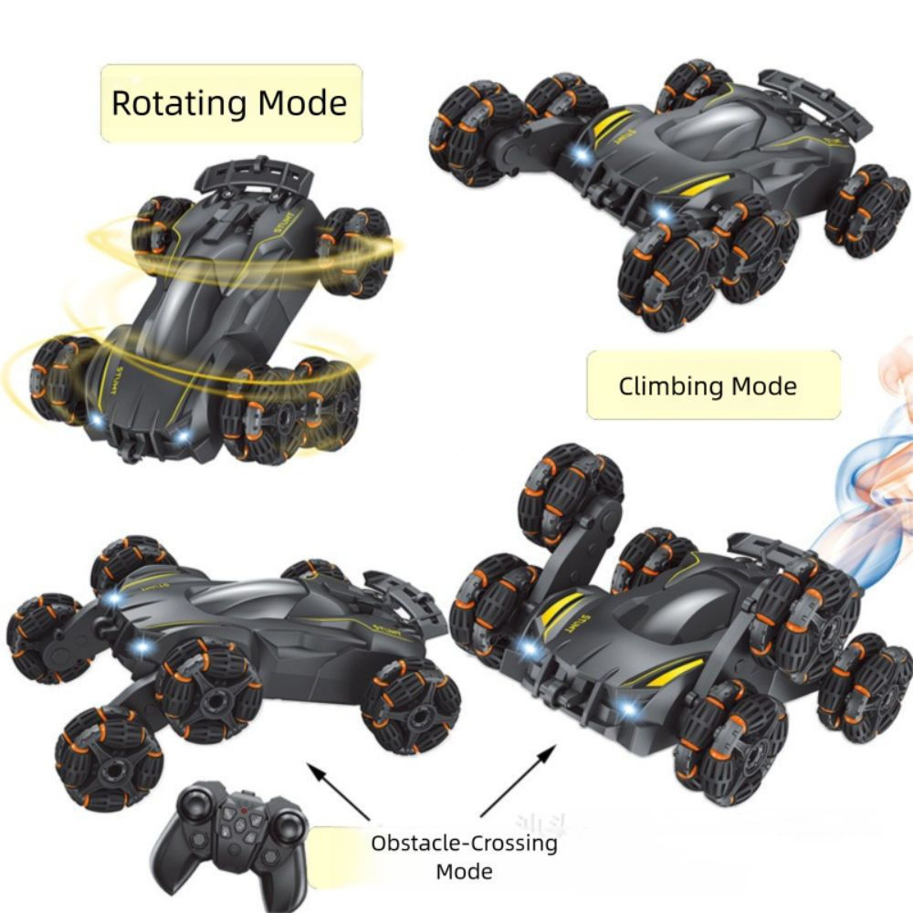 Tres 6x6 RC Stunt Car | Alloy & Plastic Off-Road Remote Control Racing ...