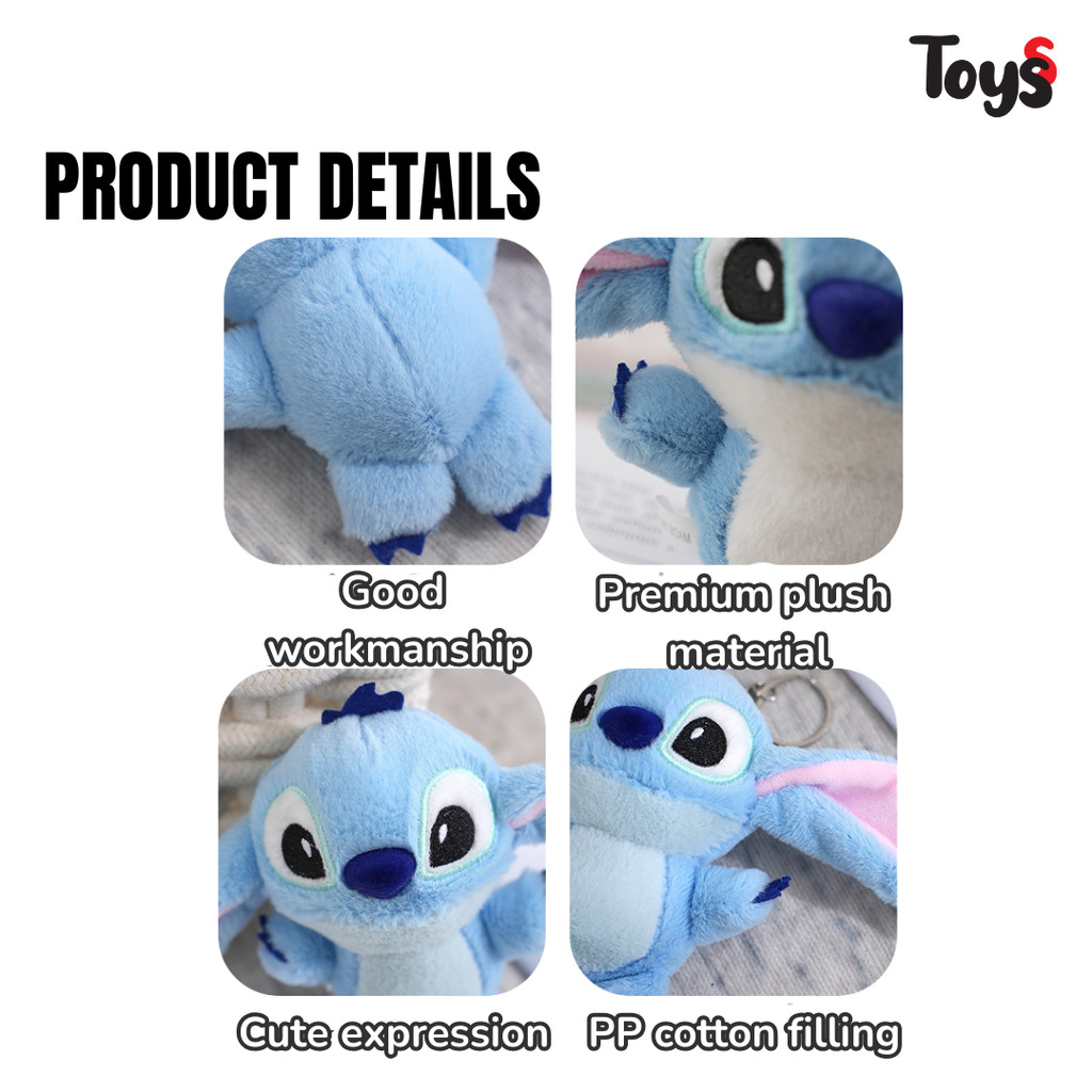 Toys Keychain Stitch Murah Lilo Stitch Keychain Stich Keychain Cute ...