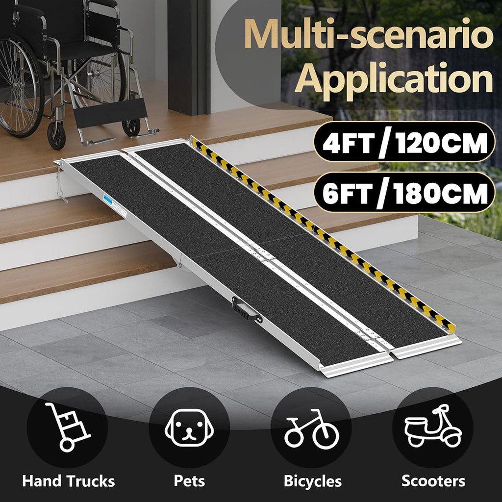 Ramp for Wheelchair, Ramp for Bike,Wheelchair Climb Up Stair,Bike Climb ...