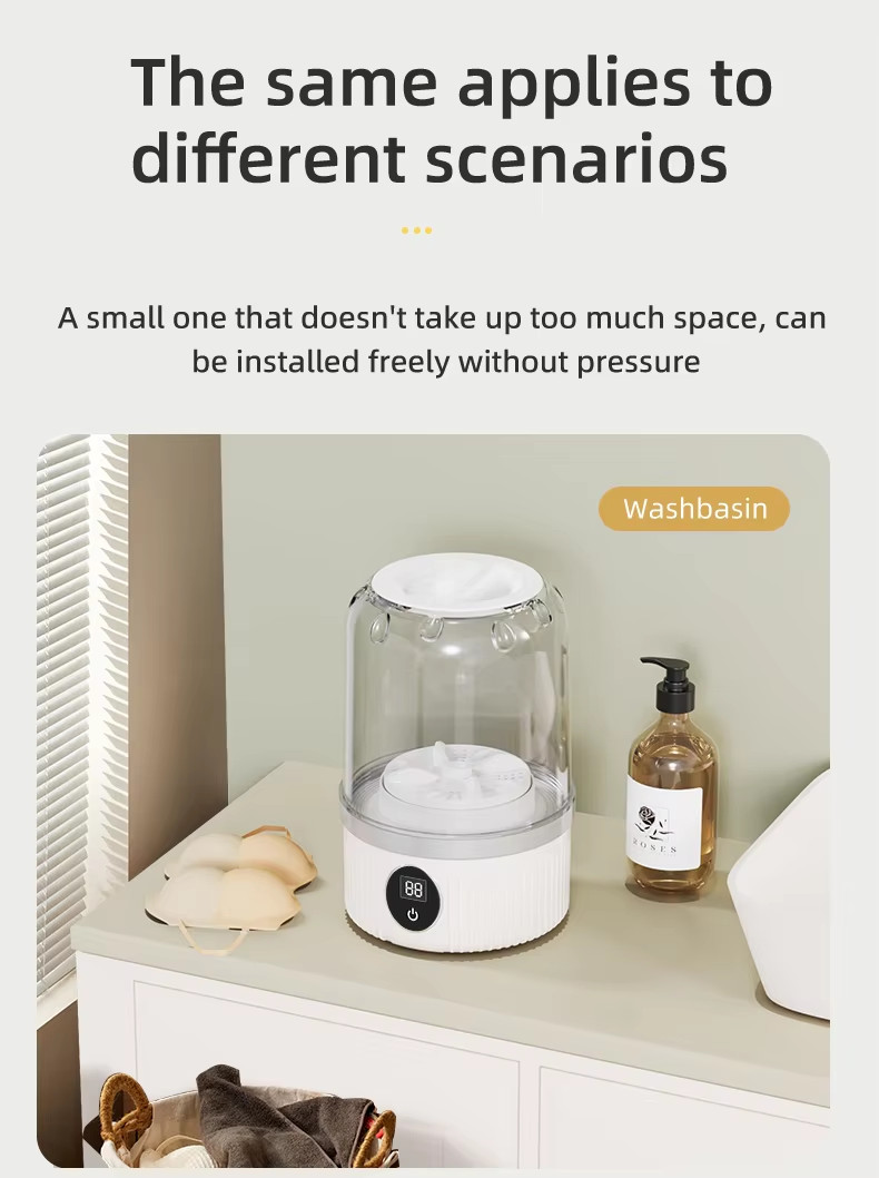 Wireless Laundry Cup Unplugged Portable Underwear Underwear Washing ...