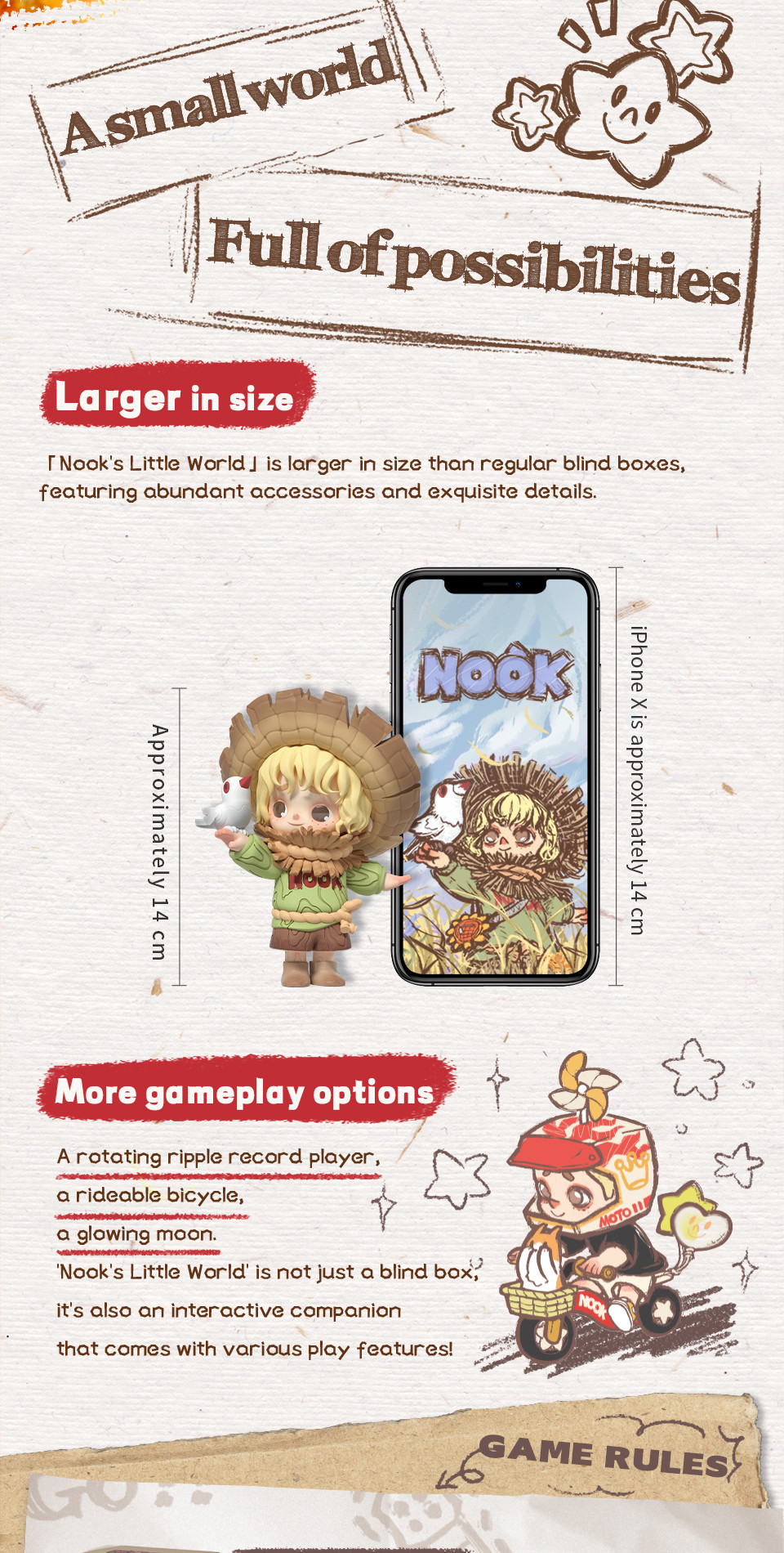 Nooks Little World Series Animal Crossing Themed Blind Box Collectible ...