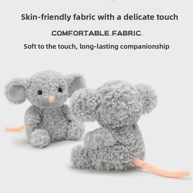 Plush Soft Mouse Toy With Animal Form And Gentle Material For Kids Gift ...