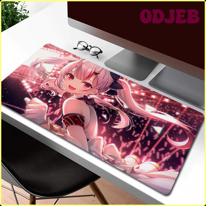 ODJEB Hololive Computer Mouse Mat Nakiri Ayame Anime Non-Slip Mousepad ...