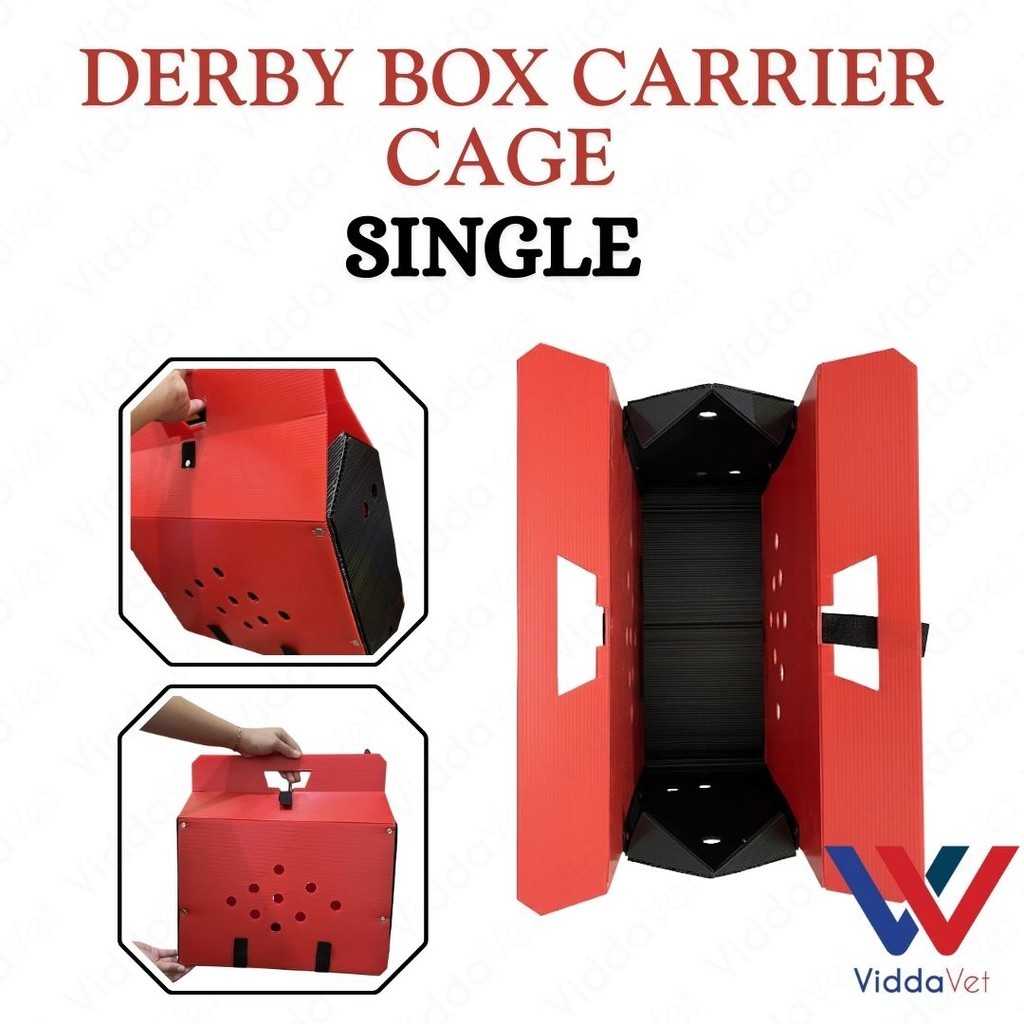 Portable Derby Box Single or Double Compartment Lightweight with Secure ...