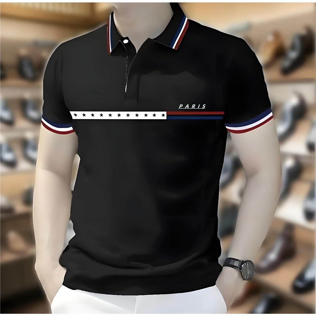 Men's Barong Polo Shirt for men Clothing Ethnic Style Vintage Polo ...