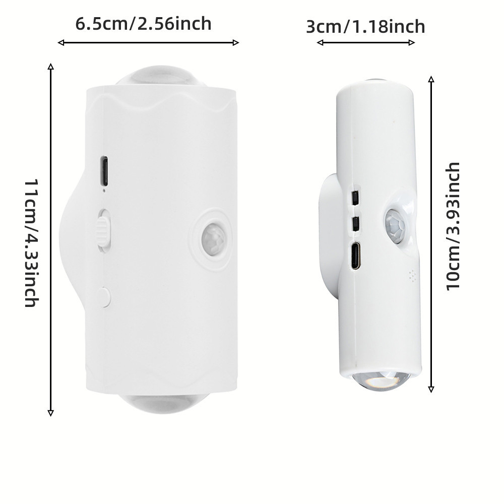 YEEH_ RGB Lampu Sensor Automatik TanpaWayar, Smart sensor night light ...