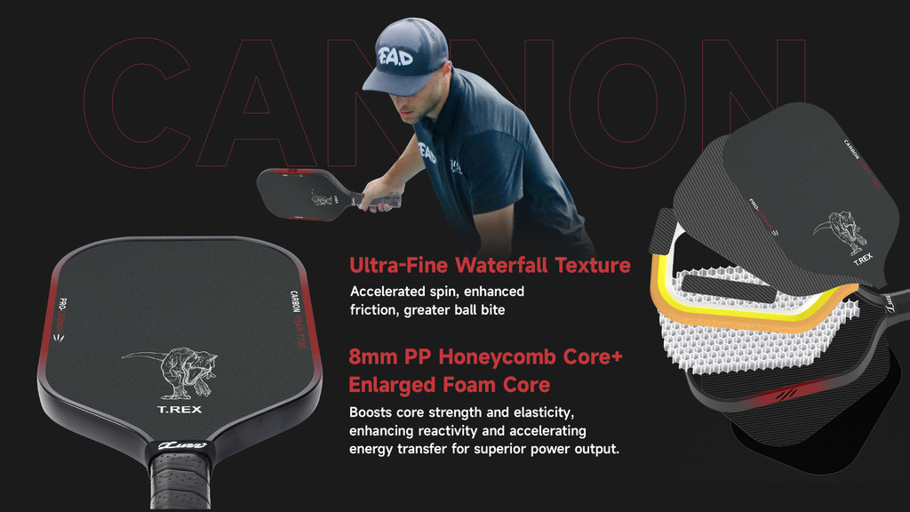 Luzz Pickleball Paddle JURASSIC WORLD Cannon Paddle T700 Carbon ...