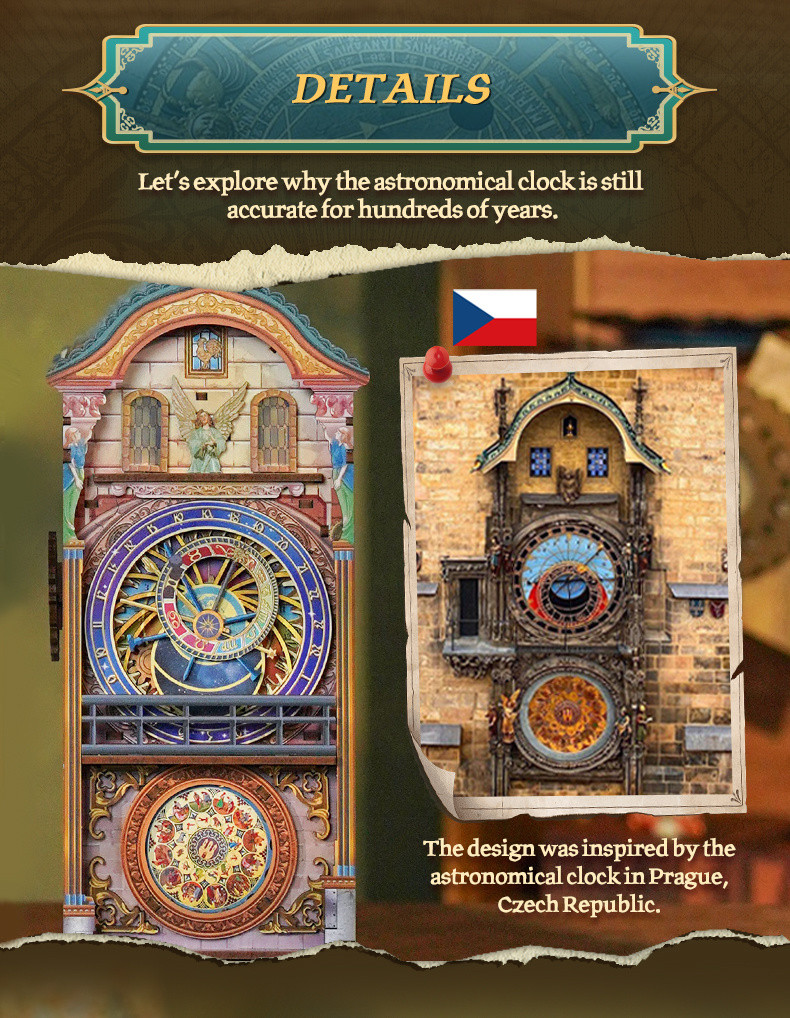Tonecheer DIY Book Nook Clock Tower Puzzles (TQ136) DIY Miniature ...