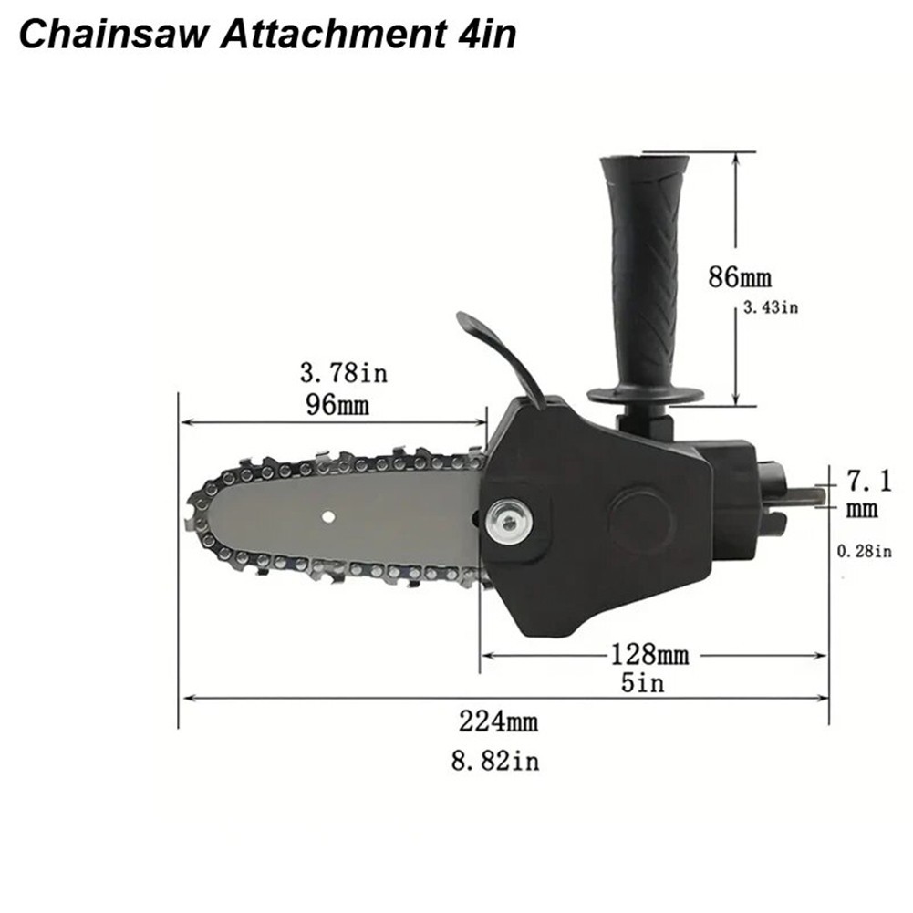[FAIRLAND] Chainsaw Adapter Electric Drill Conversion Head Chainsaw ...