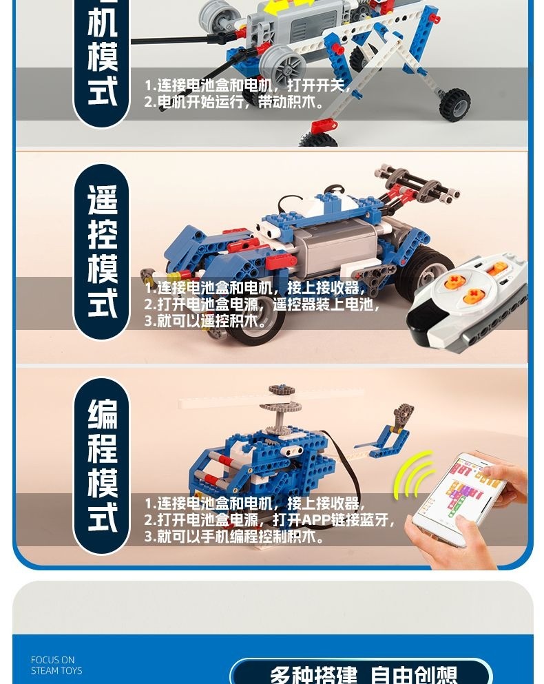 Programming Robot Compatible with LEGO 9686 Educational Robot Building ...